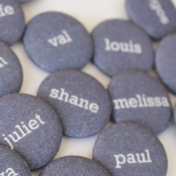 Stylish 50mm/2 inch Custom Fabric Badges - Spike Badges